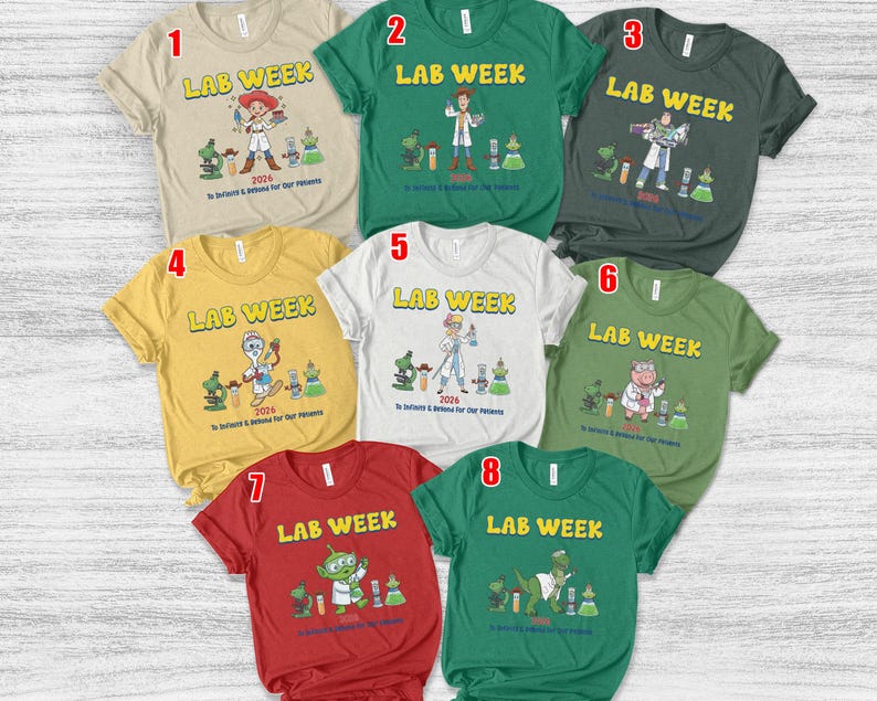 Toy Story Lab Week 2026 Shirt, Lab Story Medical Lab Science,laboratory ...