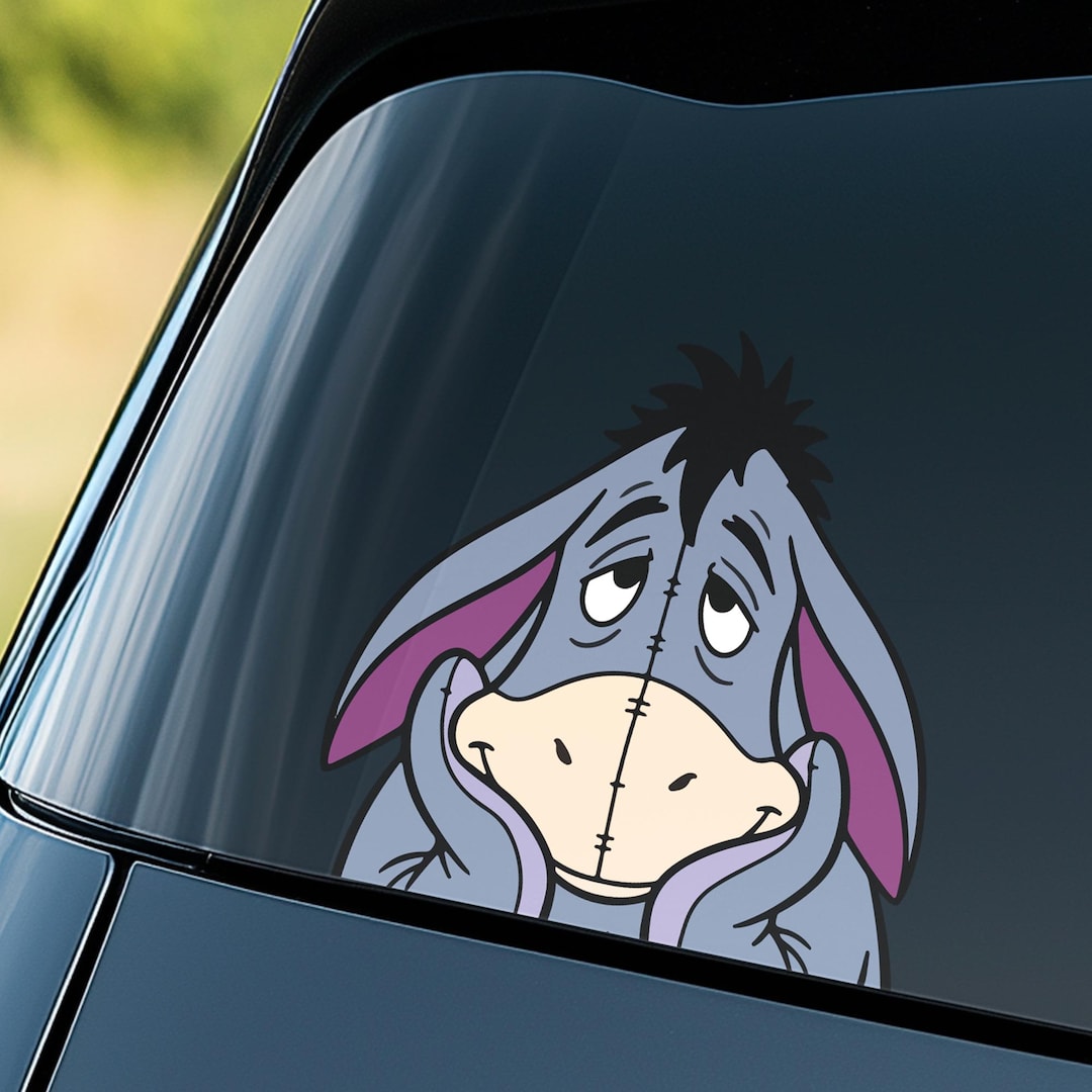 Winnie the Pooh Peekaboo Peeker Peeking Car Window Decal - Bumper ...