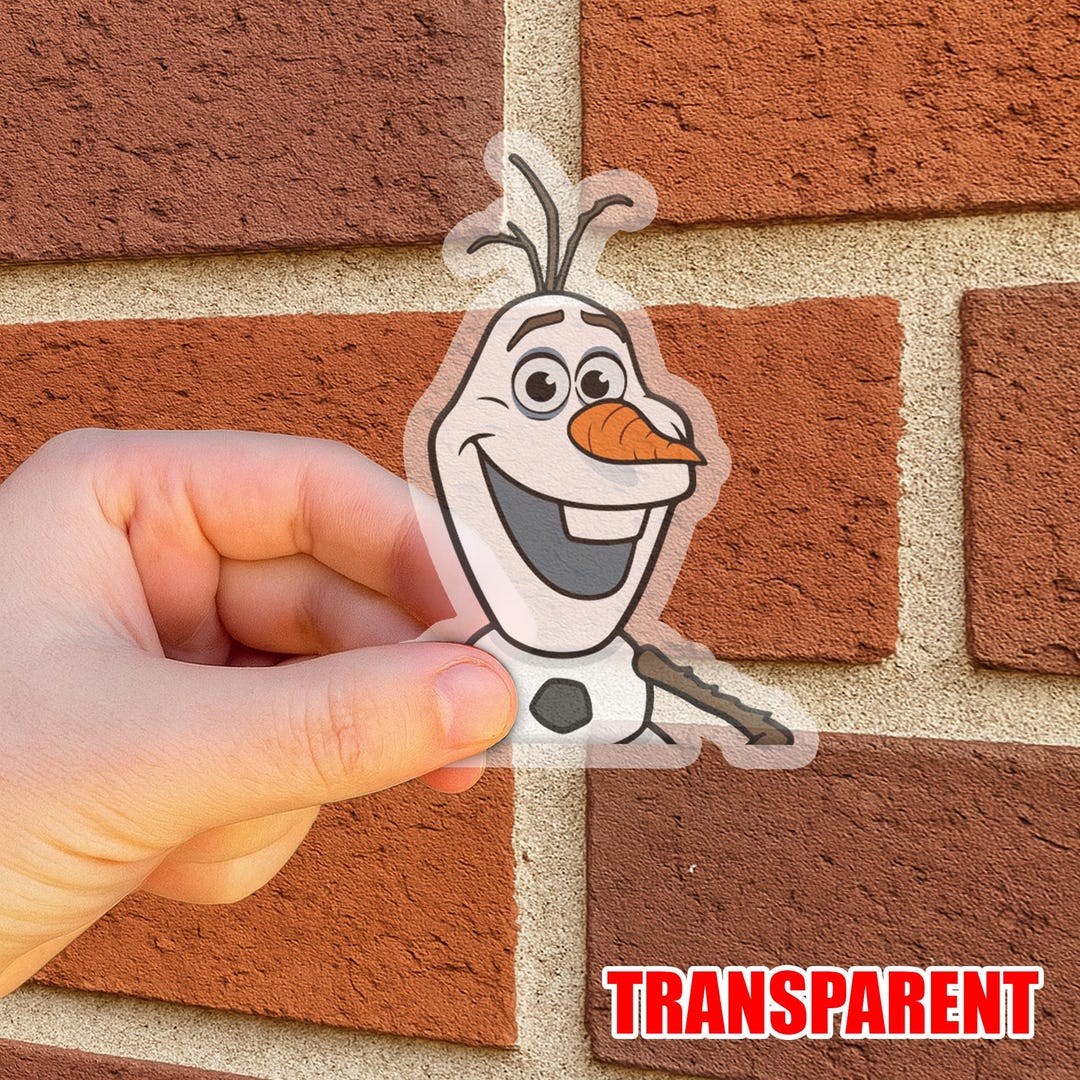Frozen Snowman Olaf Peekaboo Peeker Peeking Car Window Decal, Peekaboo ...