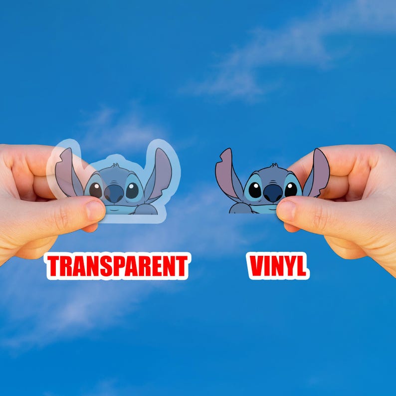 Stitch Peeker Sticker – Lilo & Stitch Waterproof Vinyl Peeking Car ...