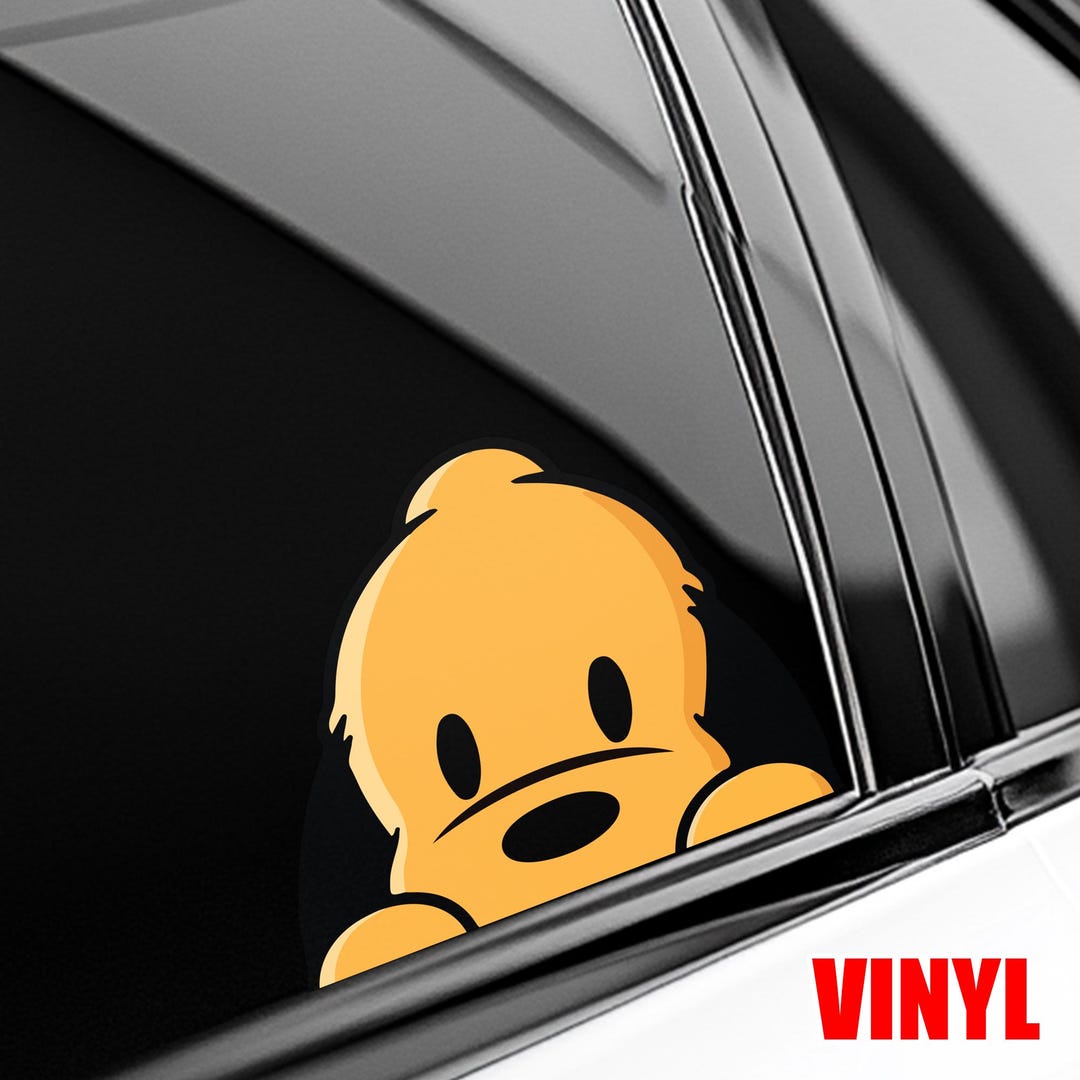 Mickey and Friends Peeker Sticker, Daisy Duck Donald Duck Minnie Goofy ...