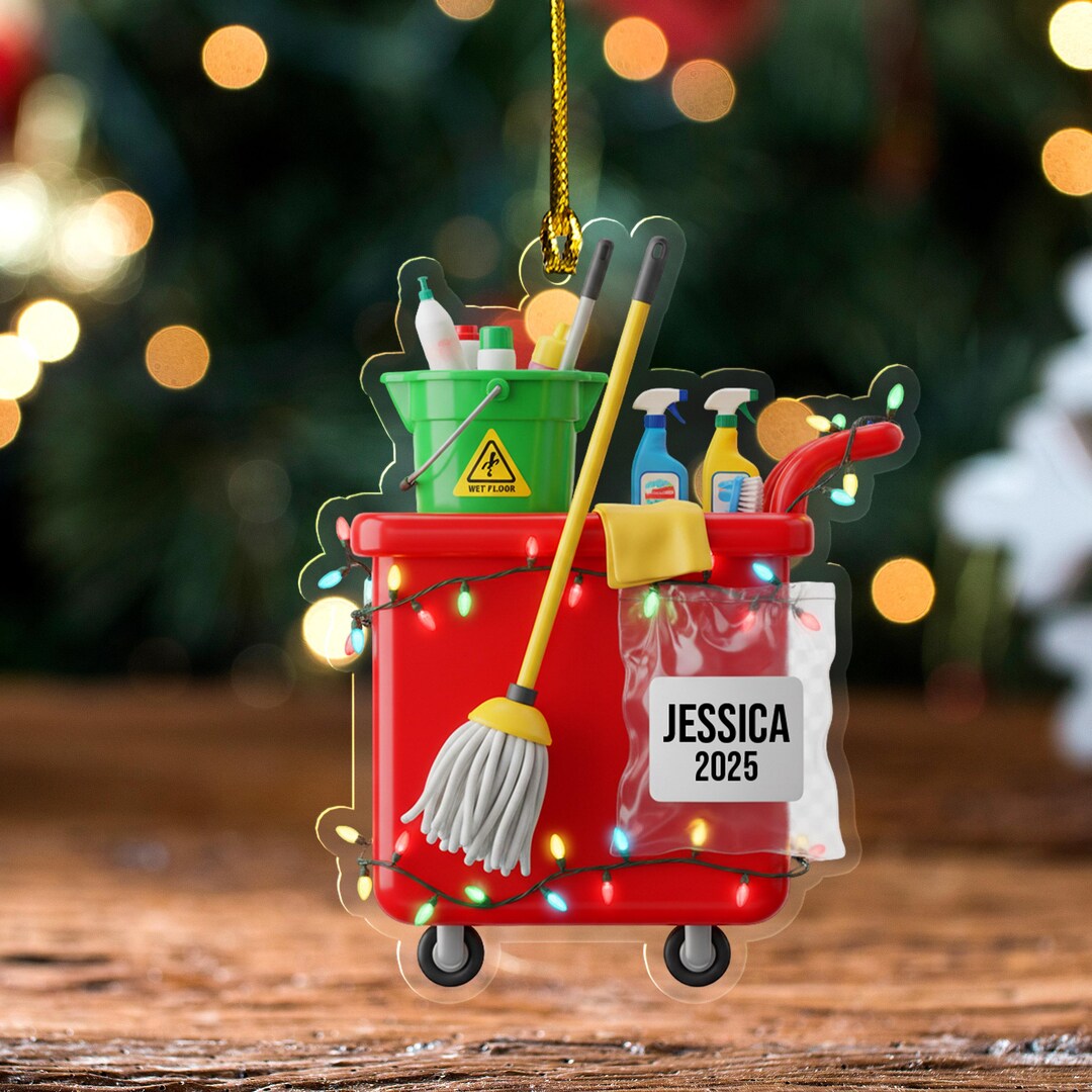 Personalized Housekeeping Christmas Ornament 2025, Housekeeping ...
