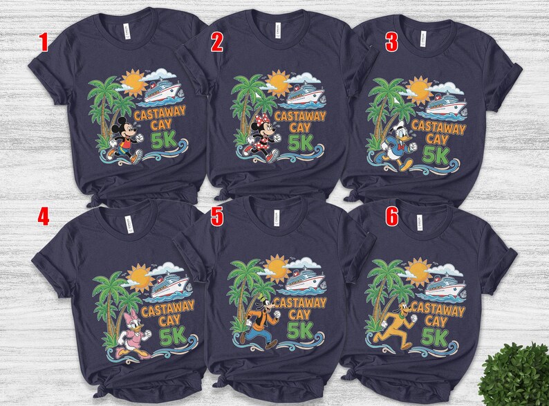Rundisney Castaway Cay 5k Shirt, Mickey Minnie Disney Cruise Line ...