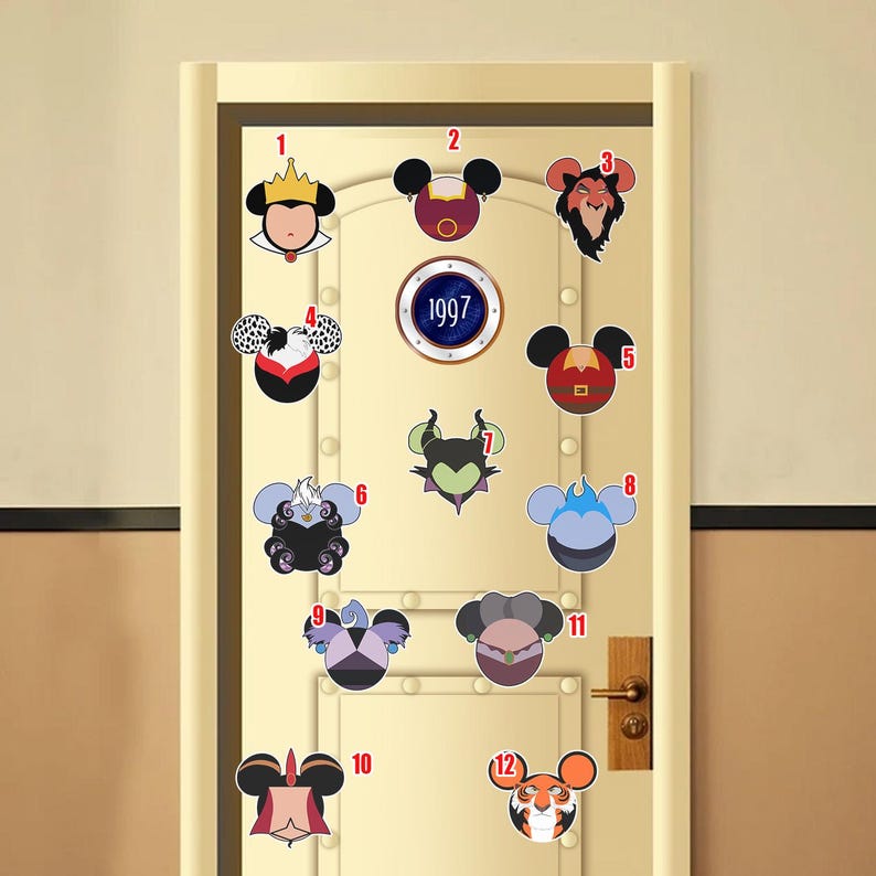 Personalized Disney Villains Cruise Magnet/maleficent Evil Queen ...