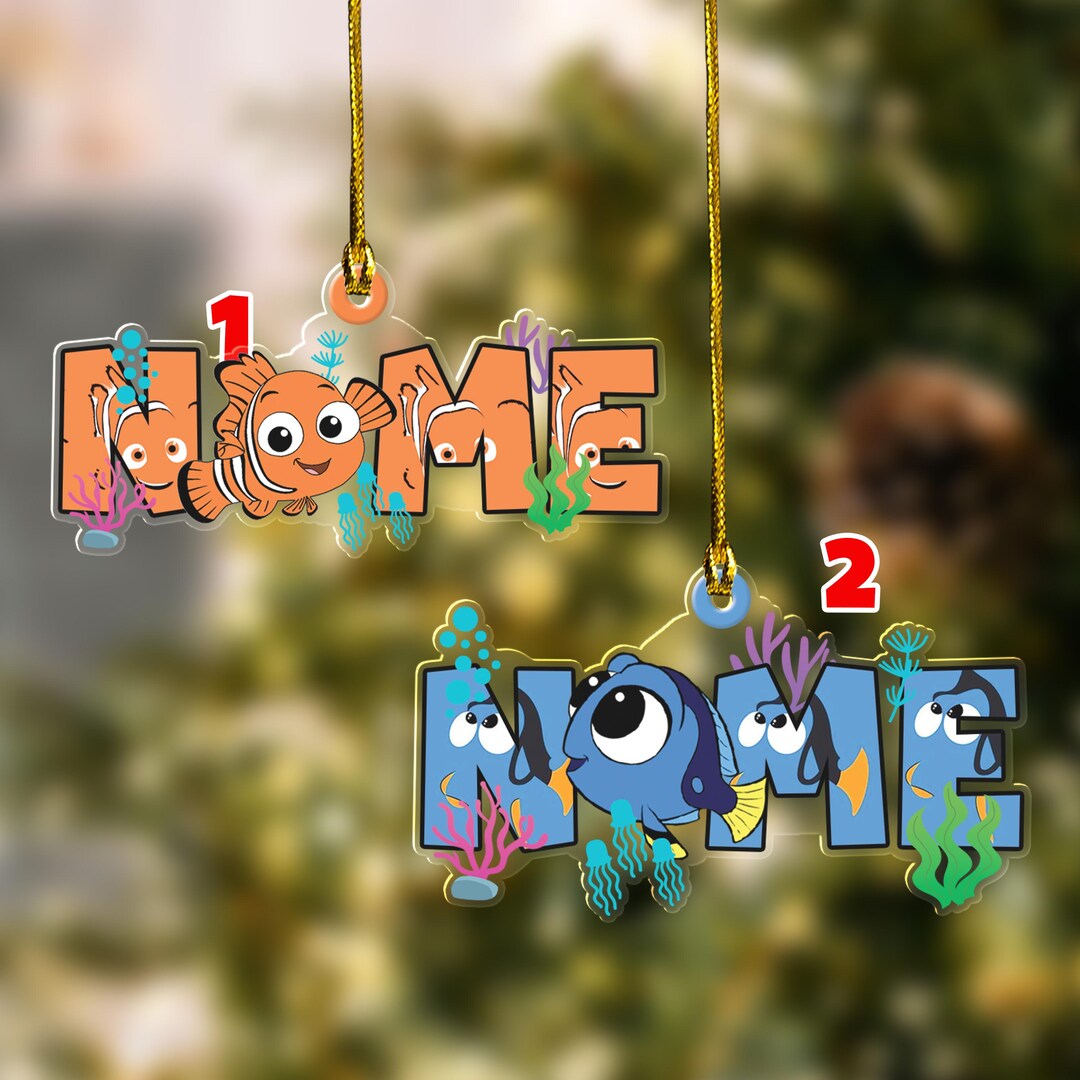 Finding Nemo Dory Christmas Ornament/disney Nemo Ornament/finding Dory ...