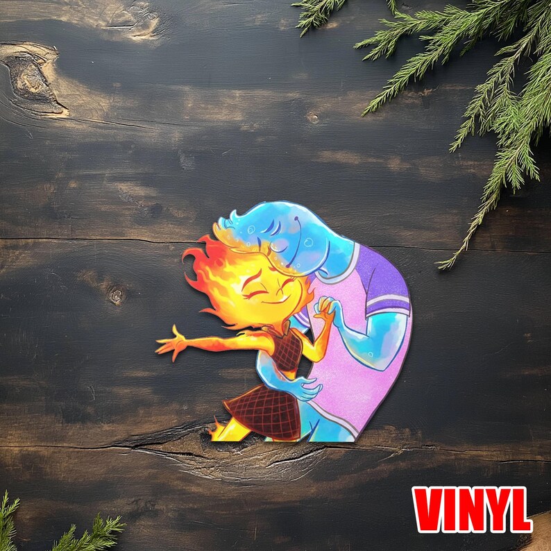 Disney Elemental Ember Wade Peeker Sticker – Vinyl Disney Elemental ...
