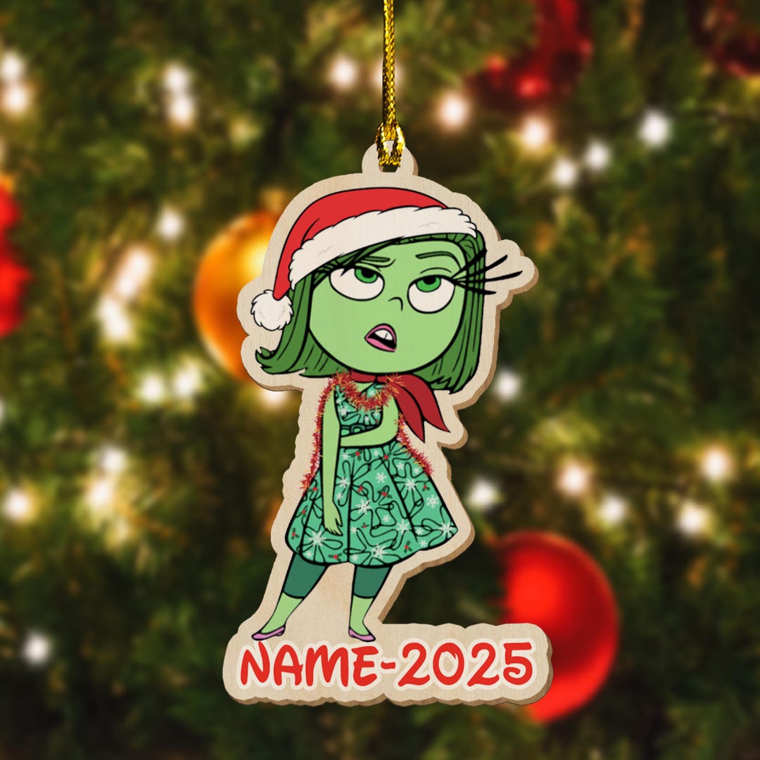 Personalized Disney Inside Out Christmas Ornament, It's Okay to Feel ...