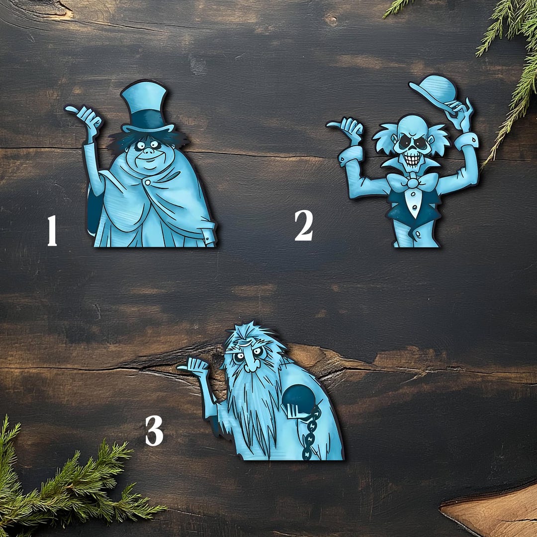 Hitchhiking Ghost Peeker Bumper Sticker, Hitchhiking Ghosts Peeker Car ...