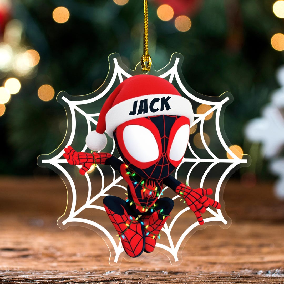 Personalized Spidey and His Amazing Friends Cutout Ornament/spidey ...