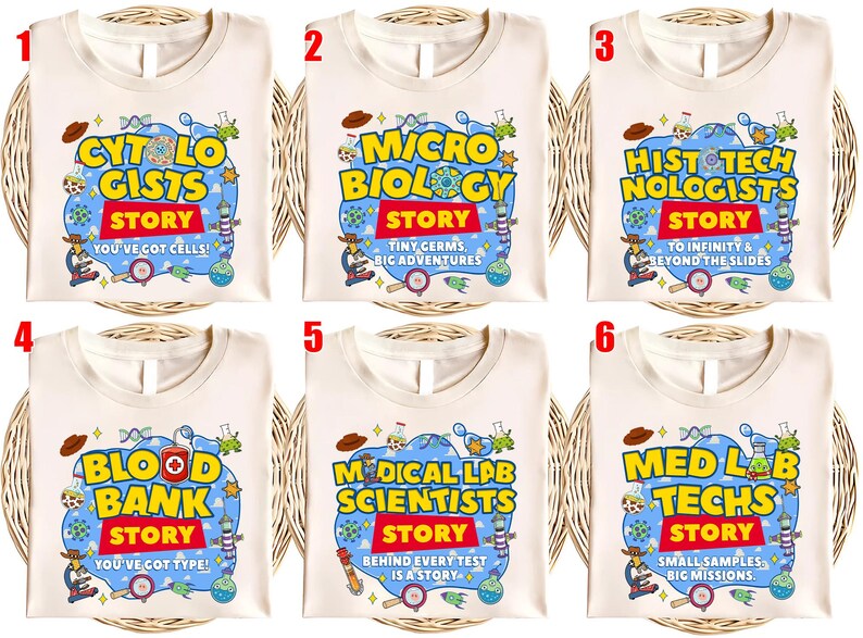Lab Week 2026 Toy Story Shirt, Lab Story Science Team Tee, Funny Lab ...