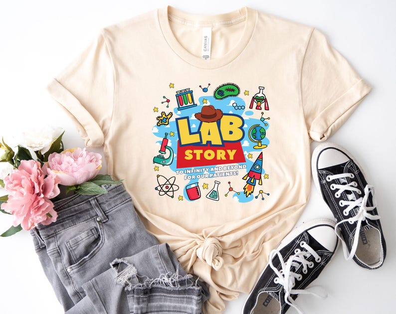 Lab Week 2026 Toy Story Shirt, Lab Story Science Team Tee, Funny Lab ...