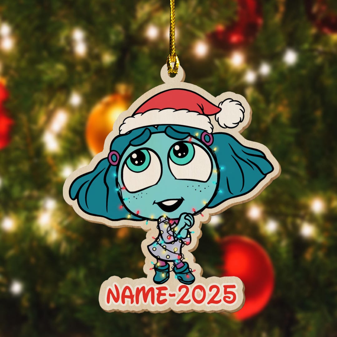 Personalized Disney Inside Out Christmas Ornament, It's Okay to Feel ...