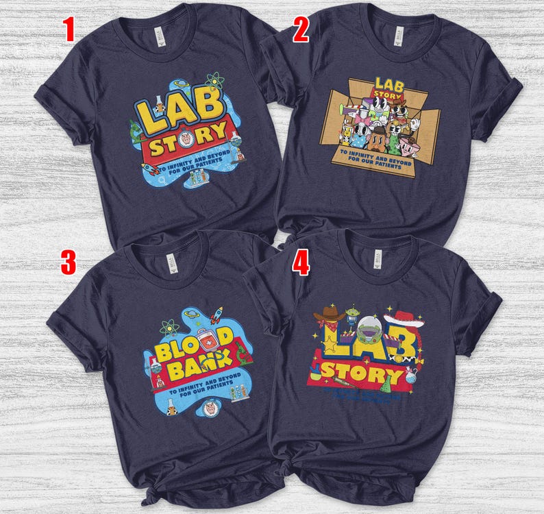 Lab Week 2026 Toy Story Shirt, Lab Story Science Team Tee, Funny Lab ...
