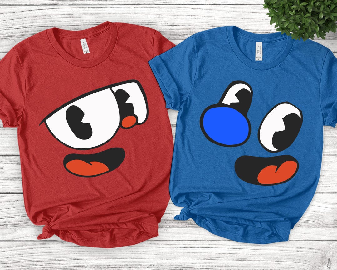 Cuphead Costume Shirt/cup Head Costume Shirt/cuphead Game Costume Shirt ...