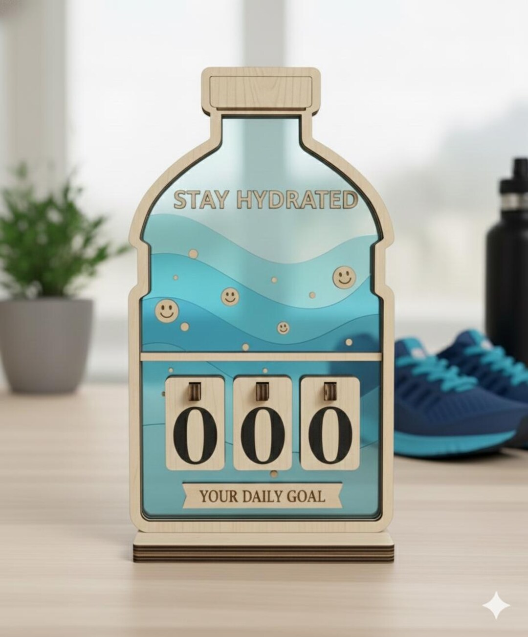The Hydration Hero Stay Hydrated Tracker Sign – Daily Water Intake Log ...