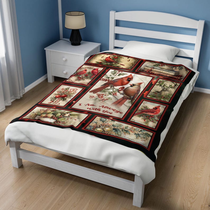 I Am Always With You Blanket/cardinal Christmas Blanket/memorial ...