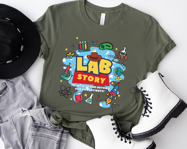 Lab Week 2026 Toy Story Shirt, Lab Story Science Team Tee, Funny Lab ...