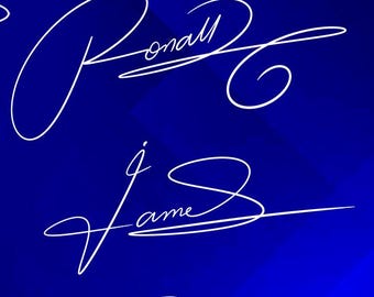 Custom Handwritten Signature – Unique Personalized Autograph Design for ...