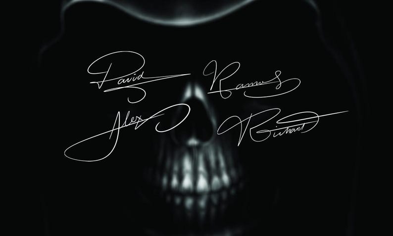 Personalized Autograph Design: Custom Handwritten Signature Logo for ...