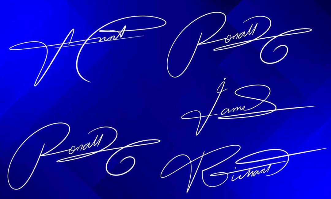 Handwritten Signature Design: A Unique Digital Autograph for Your Brand ...