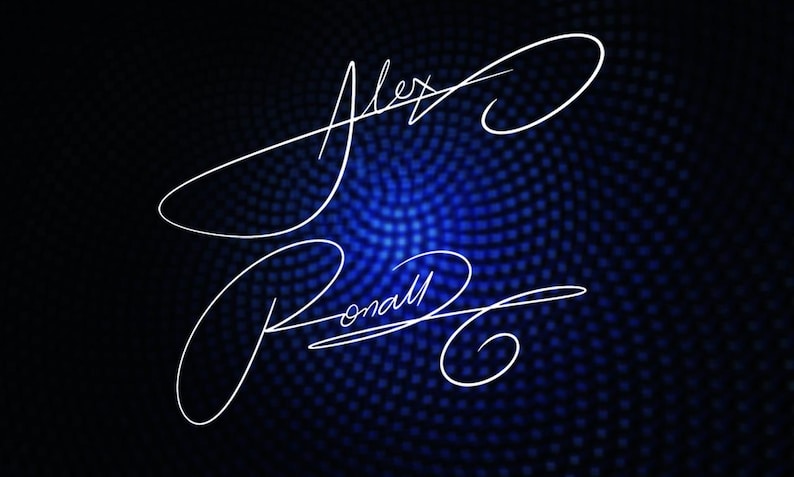 Personalized Autograph Design: Custom Handwritten Signature Logo for ...