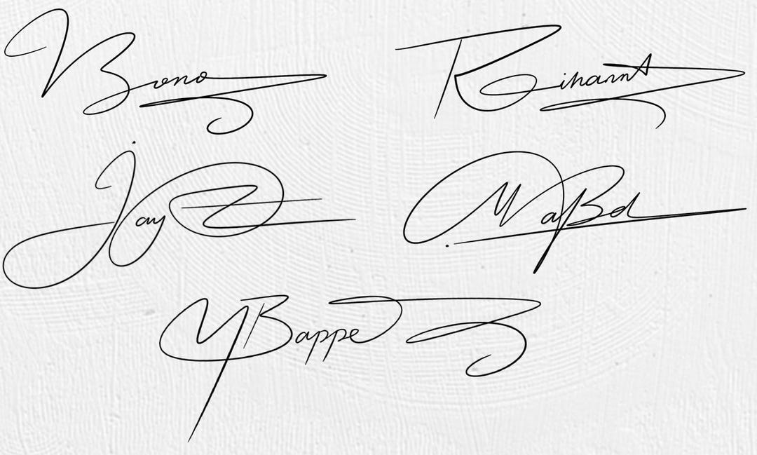Personalized Autograph Design: Custom Handwritten Signature Logo for ...