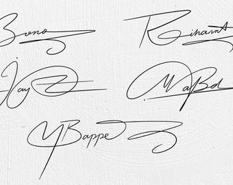 Custom Handwritten Signature – Unique Personalized Autograph Design for ...