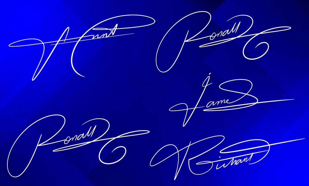 Custom Handwritten Signature Personalized Design for Branding ...