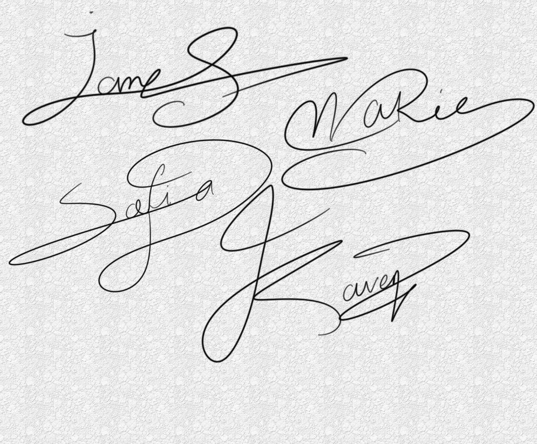 Custom Handwritten Signature – Personalized Autograph Design for ...