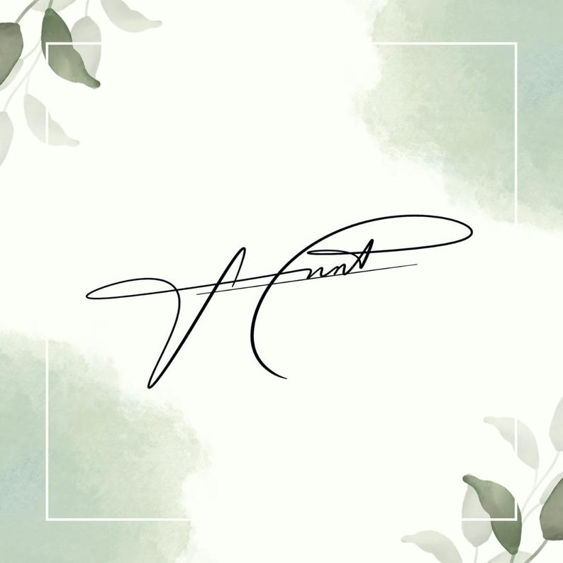 Custom Handwritten Signature – Personalized Autograph Design for ...