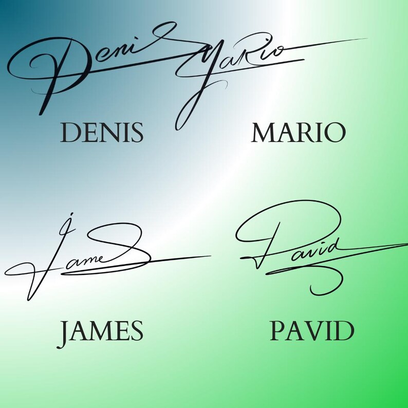 Custom Designed Business Signature - Professional Personalized Logo ...