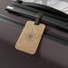 Vintage Compass Luggage Tag, Travel Accessory, Personalized Travel Gift ...