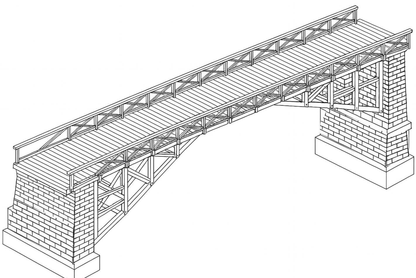 TIMBER BRIDGES - Plans to Make Trestle, Girder and Trussed Railway ...