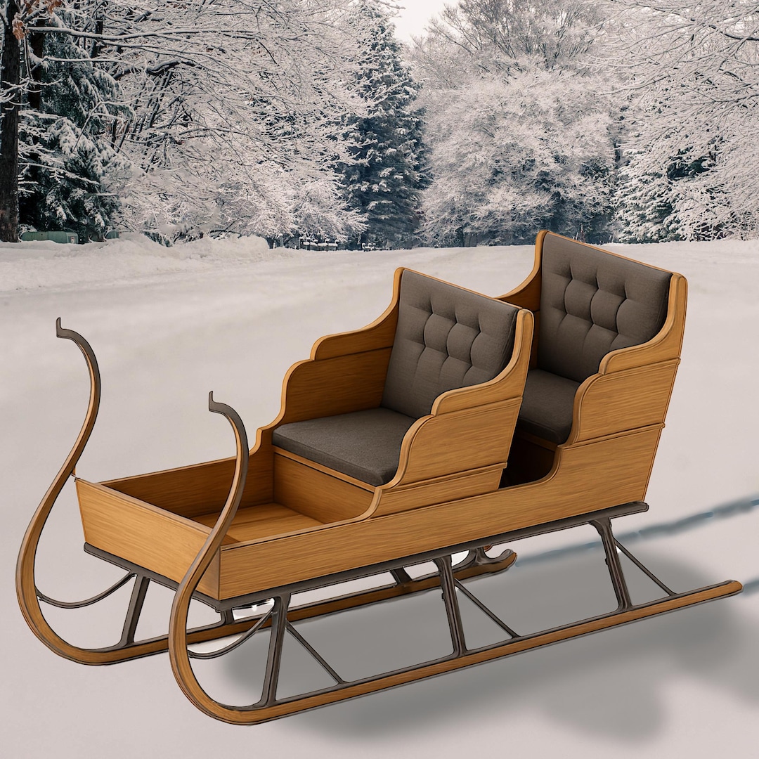 Horse Drawn Sleigh Plans – Traditional Canadian Style (plus Toboggan ...