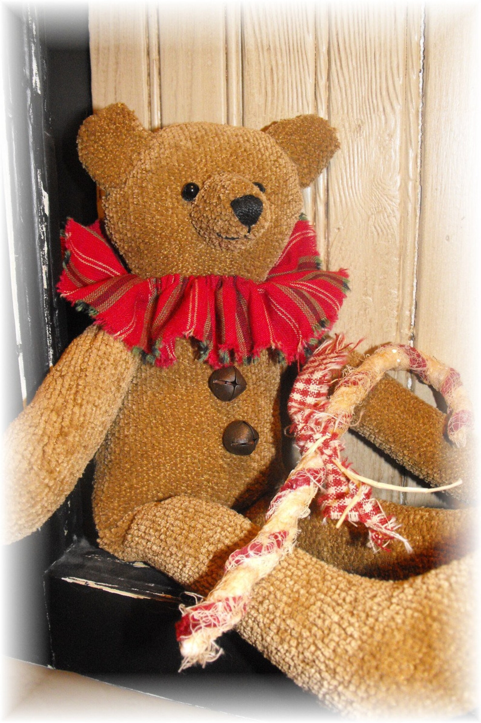 Primitive christmas Bear Instant Download E-pattern, Primitive Patterns ...