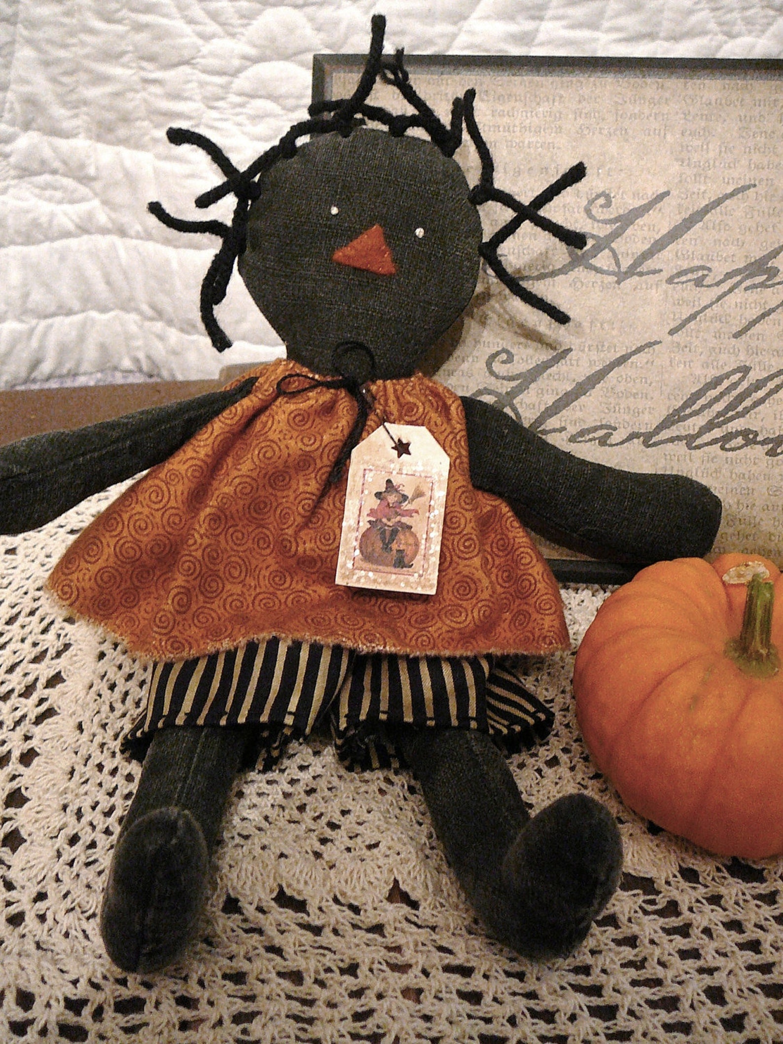 Primitive "halloween Baby" Instant Download E-pattern, Primitive ...