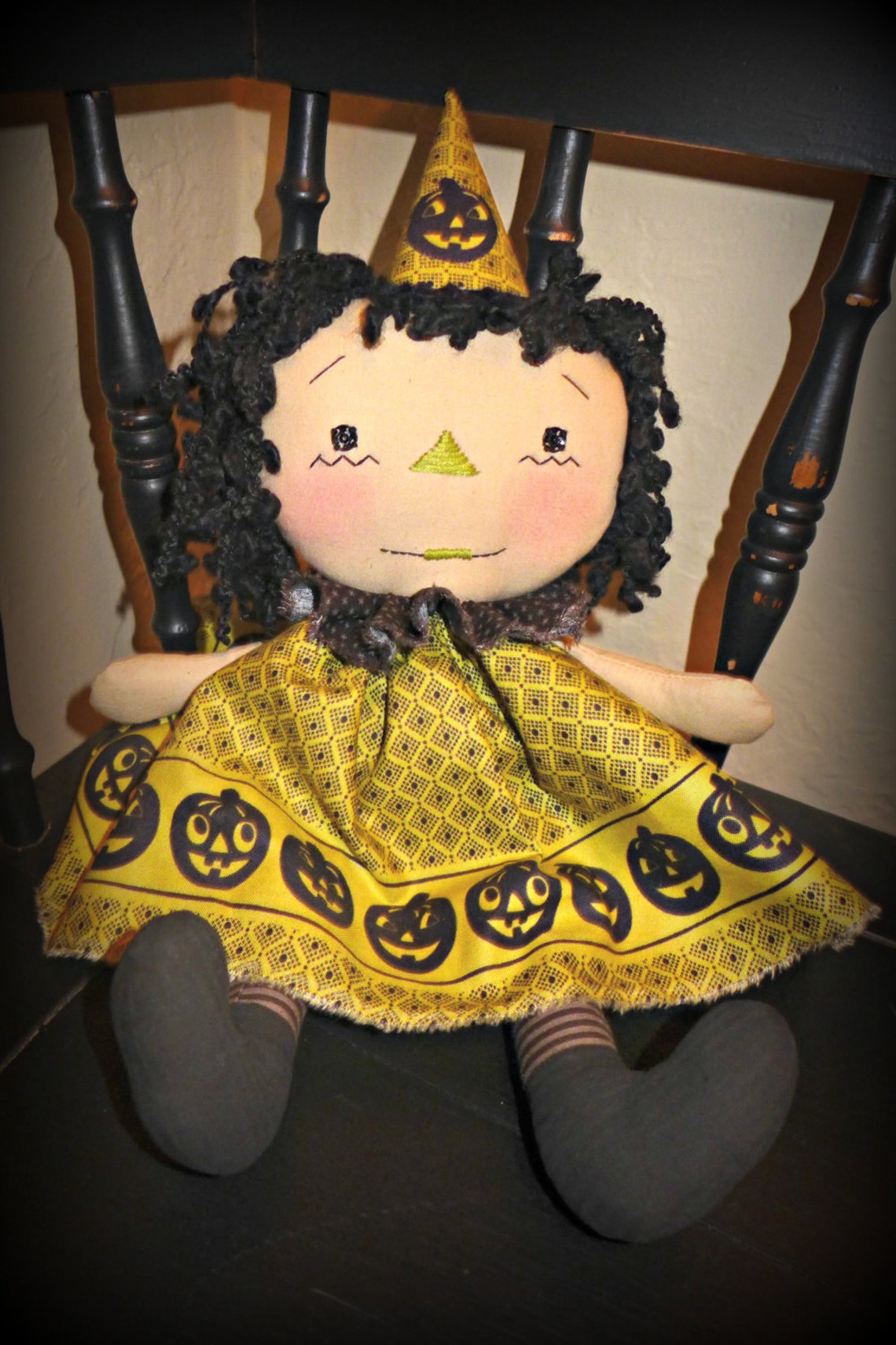 Primitive "miss Matilda" Halloween Witch Instant Download E-pattern ...