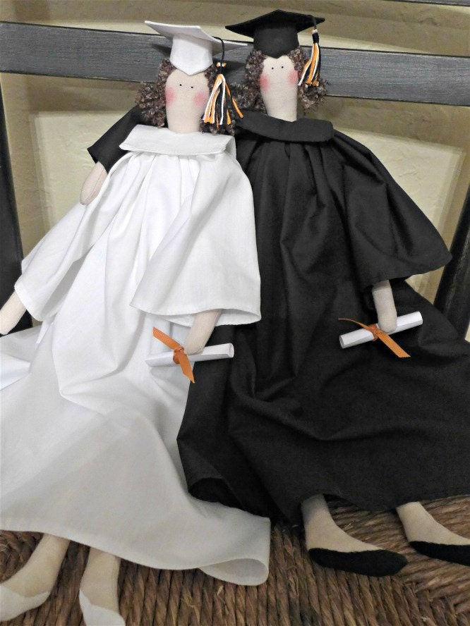 Graduation Twins Graduate Dolls Epattern, Primitive Patterns - Etsy