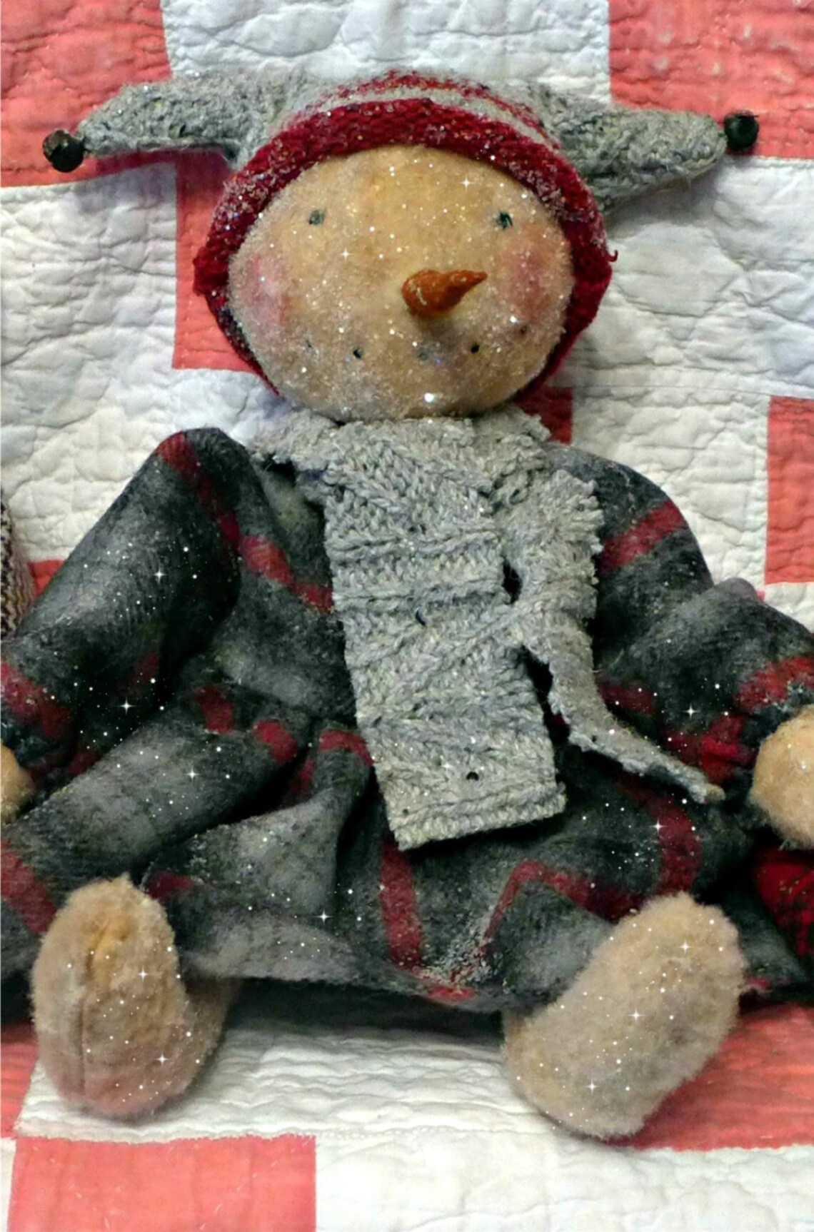 Primitive frosty Snowfriends Plush Felt Instant - Etsy