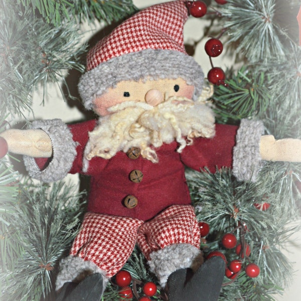 Primitive Santa Doll Patterns - Etsy