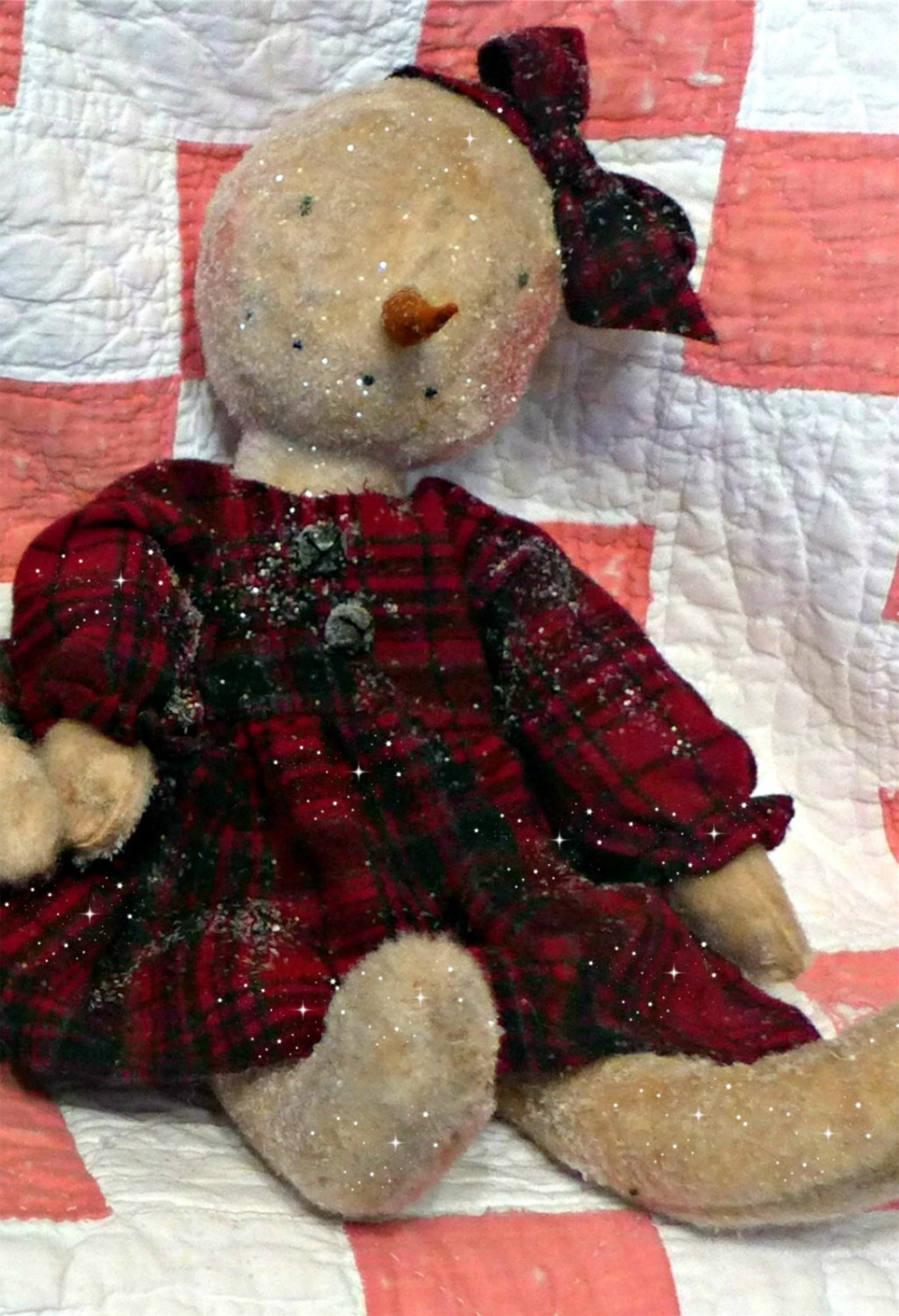 Primitive frosty Snowfriends Plush Felt Instant - Etsy