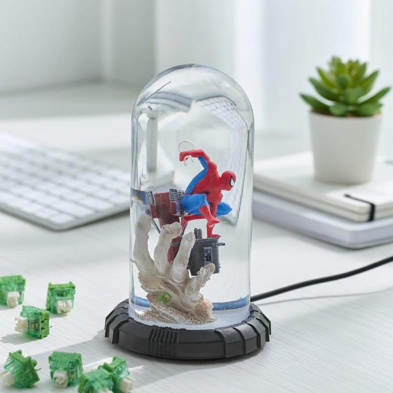 Web-slinger Hero Resin Lamp, Spider Hero Night Light, Superhero Room ...