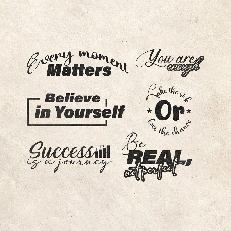 50 Motivational Quote Svgs | Self Love Svg | Digital Bundle ...