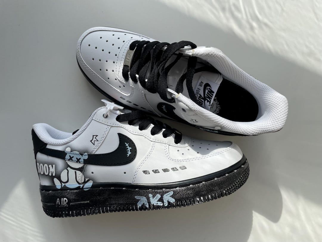 Hand-painted Panda Custom AF1 Sneakers | Street Art Shoes - Etsy