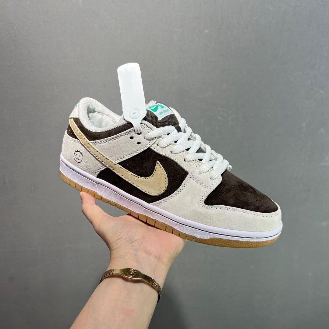 Hand-painted Dunk Low Sneakers: Custom Gray Black Yellow Mini Art - Etsy
