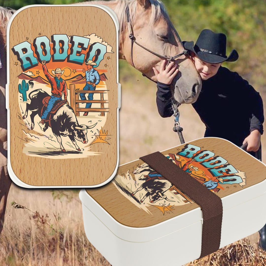 Lunch Box School Summer Picnics Horse Rider Meal Boys Gift Horsegirl ...