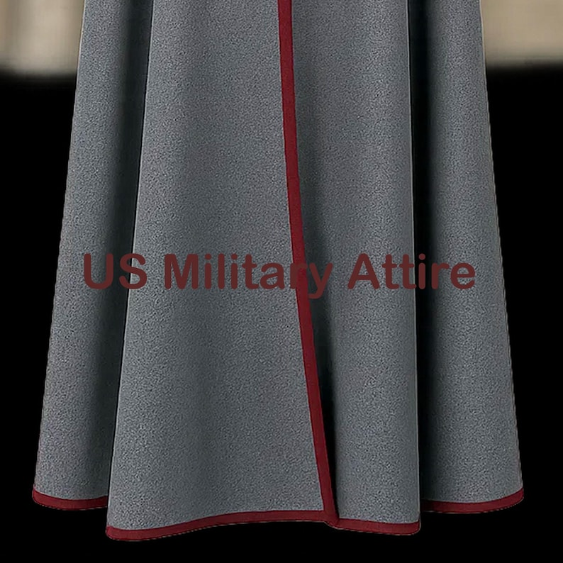 Steampunk Fashion Cloak: Medieval Costume Grey Wool Stylish Cloak Cape ...