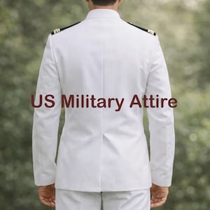 United States Navy Officer's Uniform | Naval Force Captain White Dress ...