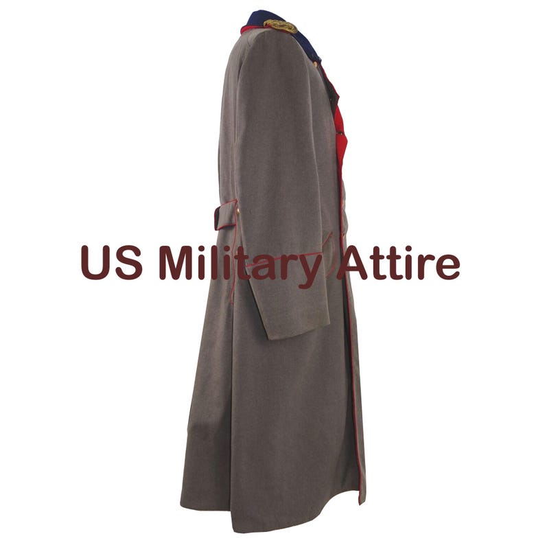 WW1 Inspired Grey Wool Greatcoat: British Army Style Overcoat - Etsy