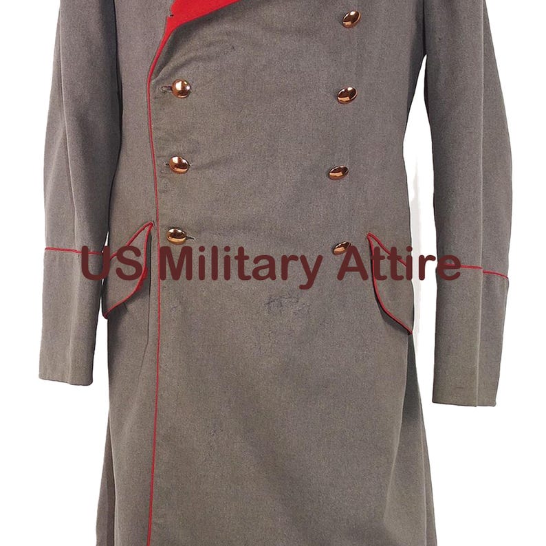 WW1 Inspired Grey Wool Greatcoat: British Army Style Overcoat - Etsy